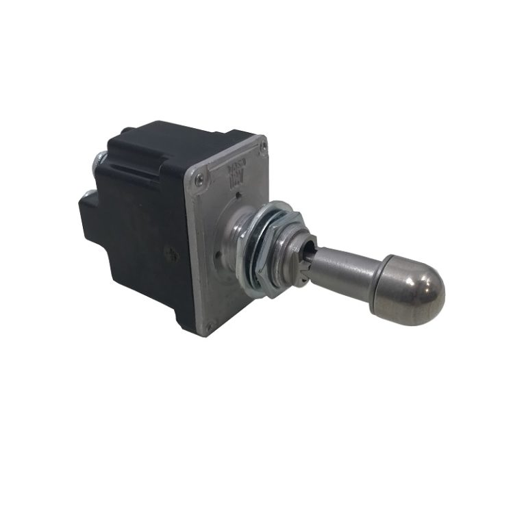 Locking Toggle Switch, 3 Position, DPDT, On/On/(On) Momentary, P-Mag ...