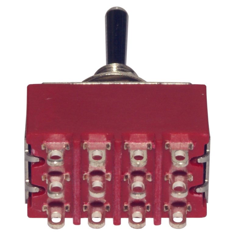 Toggle Switch, 4PDT, On/On/On - Steinair Inc.