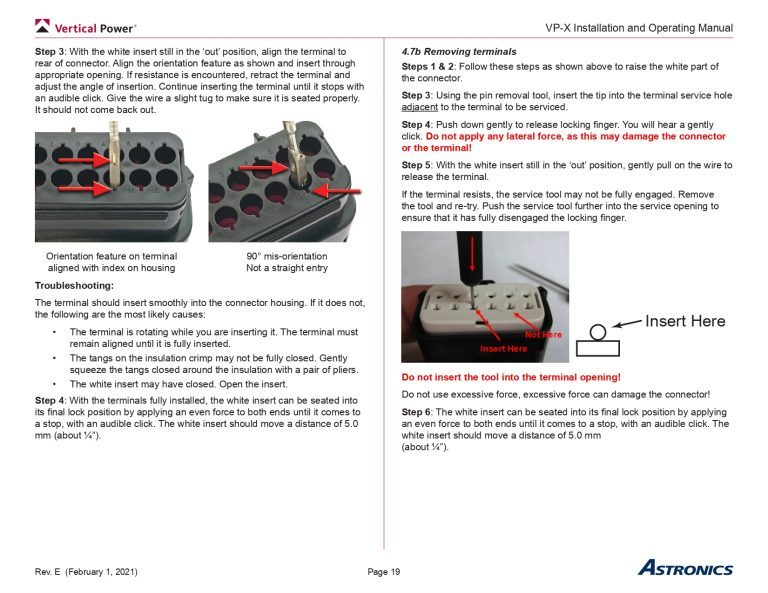 Vertical Power Pin Extractor Tool - Steinair Inc.