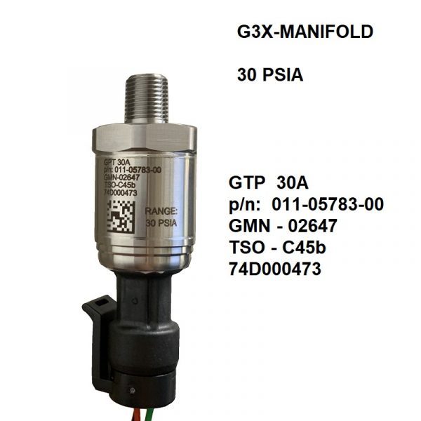 G3X Pressure Sensor, Manifold, 30 psi - Steinair Inc.