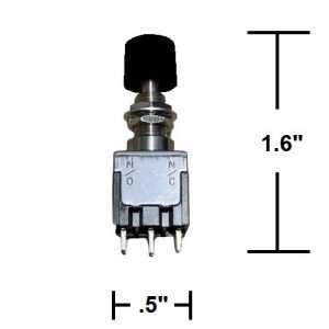 Push-Button Switch, DPDT, Momentary (TOGA) - Steinair Inc.