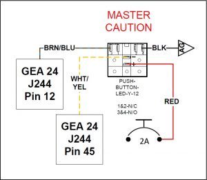 Master Caution Push Button Switch - Steinair Inc.