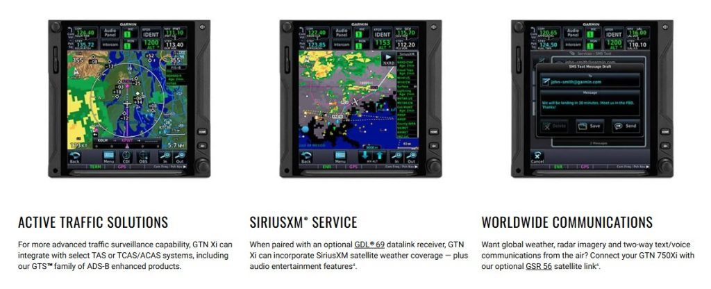 Garmin GTN-750xi Touchscreen GPS/Nav/Com Radio - Steinair Inc.