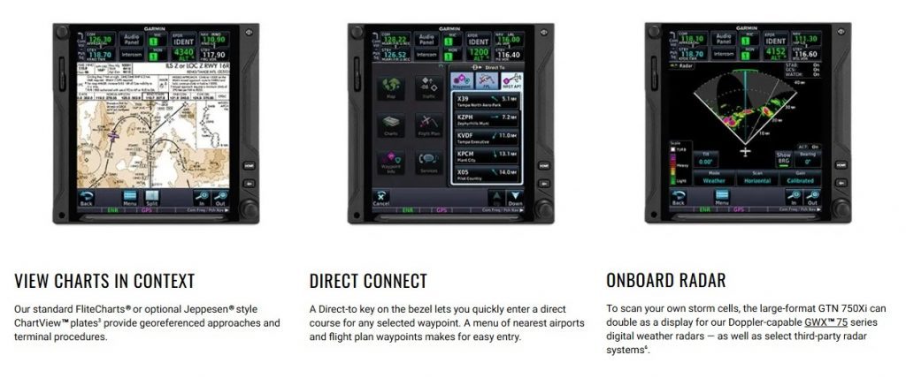 Garmin GTN-750xi Touchscreen GPS/Nav/Com Radio - Steinair Inc.