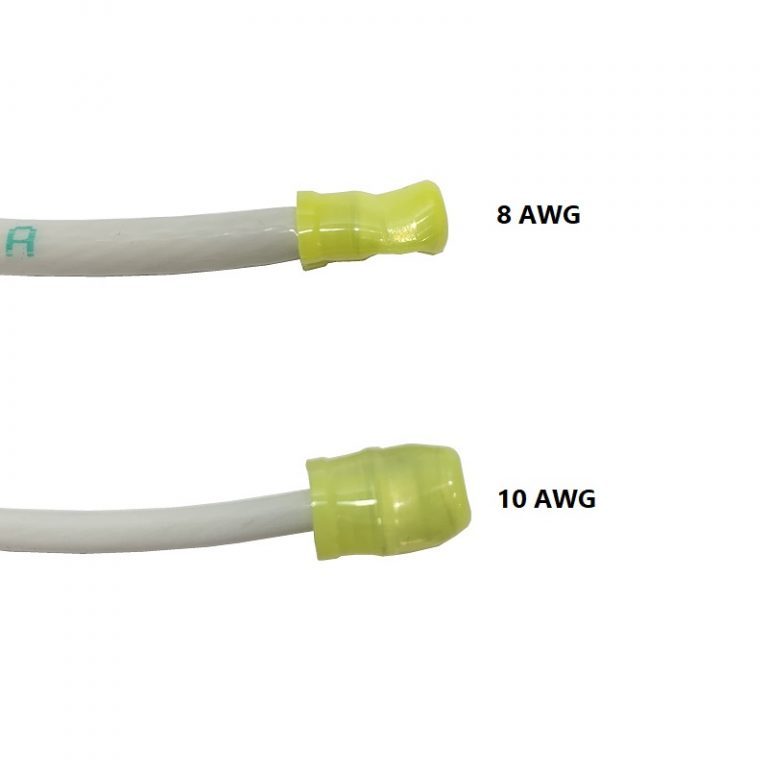 YELLOW Insulated 10-8awg Crimp Terminal Cap - Steinair Inc.